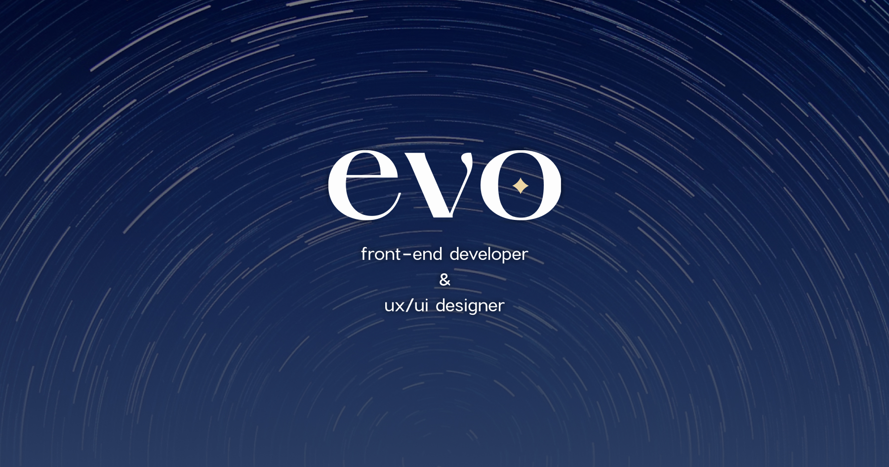 evo — front-end & ui/ux design